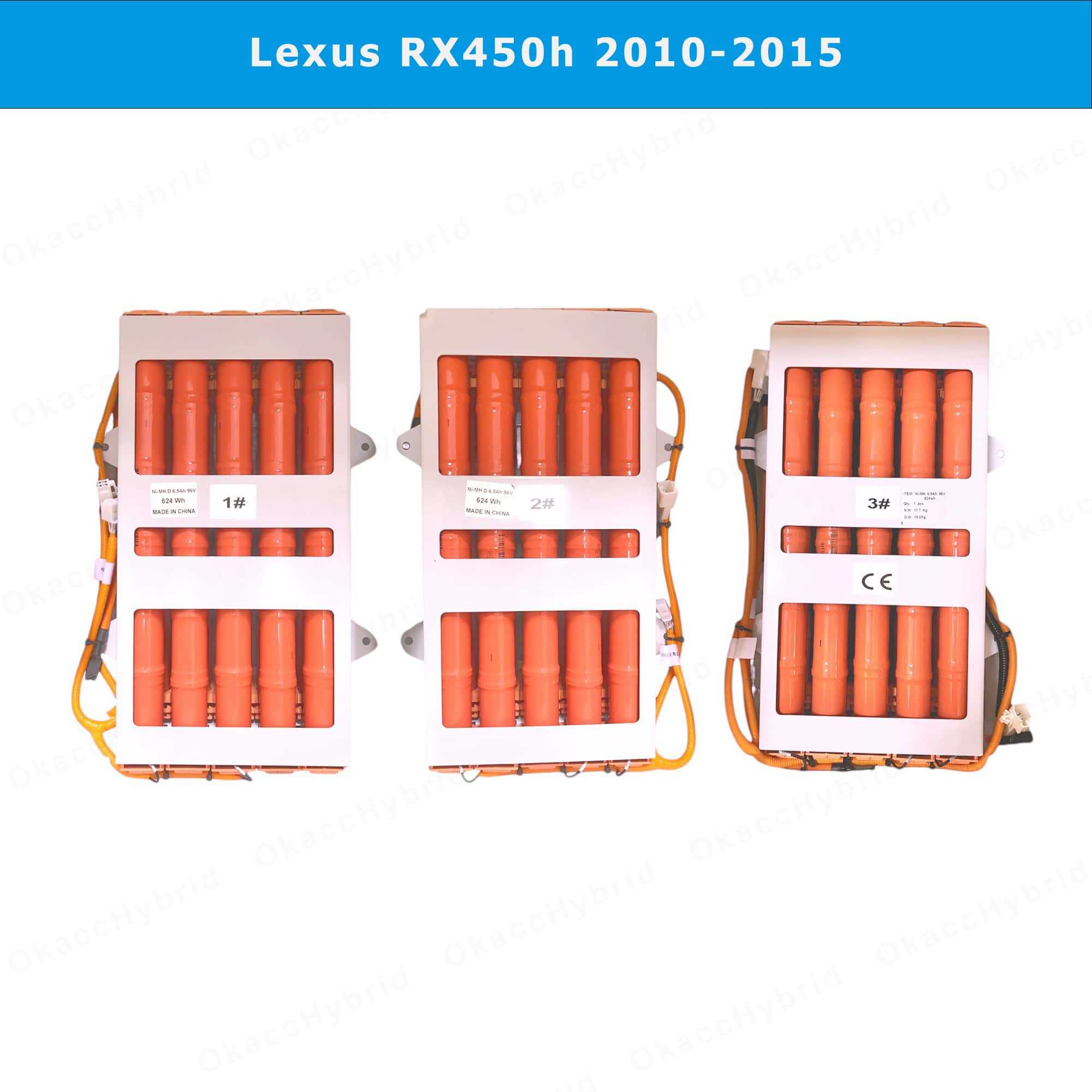 Lexus RX450h Hybrid Battery 2010-2015 - Okacc Hybrid Batteries